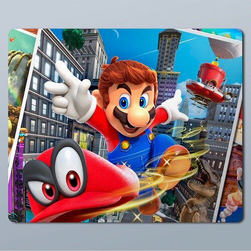 Коврик для мыши с принтом игра Super Mario Odyssey - 11631