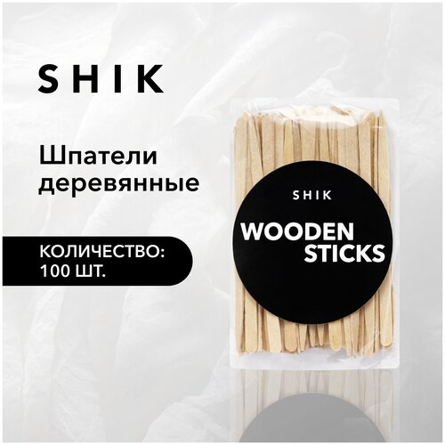 SHIK Шпатель Wooden sticks 50 г 100 шт. дерево
