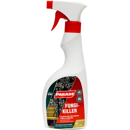Средство PARADE для уничтожения грибка G10 Fungikiller 0,5л, арт. Ср/ун. грG10 0,5л
