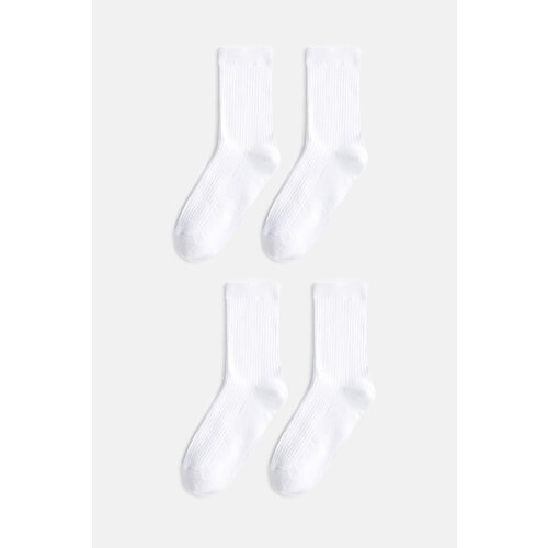 Носки Befree Базовые, размер 21-23, белый