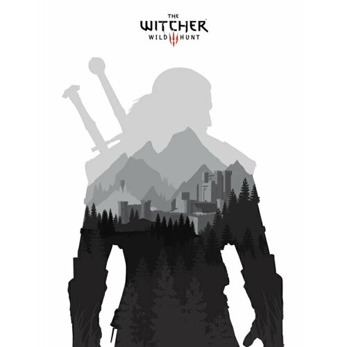 Плакат, постер на бумаге Witcher 3: Wild Hunt/Ведьмак 3: Дикая Охота/игровые/игра/компьютерные герои персонажи. Размер 30 х 42 см