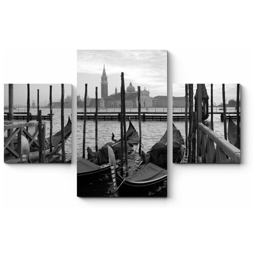Модульная картина Монохромная Венеция 120x78