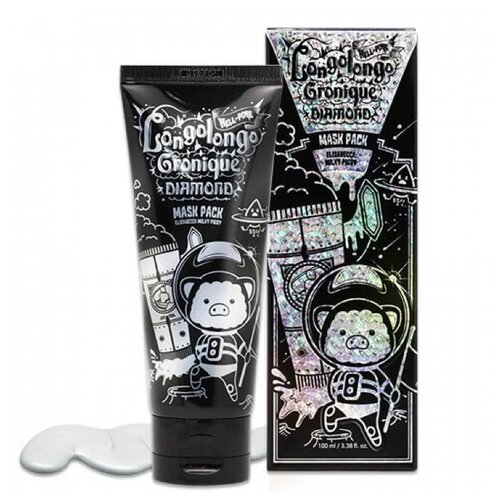 Elizavecca Маска-пленка с алмазной пудрой Milky Piggy Hell-Pore Longolongo Gronique Diamond Mask Pack , 100 мл, 1 шт