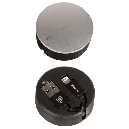 Кабель USB Baseus New Era Telescopic для Lightning, 2.0A, длина 0.9м, серый