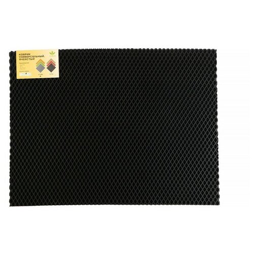 Коврик eva универсальный Eco-cover Ромб 50 х 67 см черный