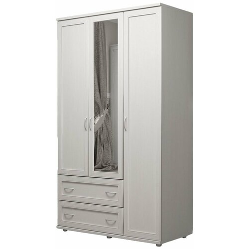 Шкаф для одежды 3-дверный Hoff Ника-люкс, цвет бодега белая
