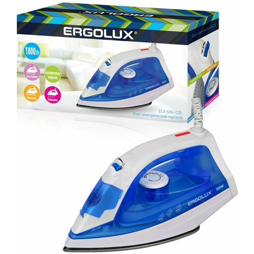 Утюг Ergolux ELX-SI04-C35 (синий/белый)
