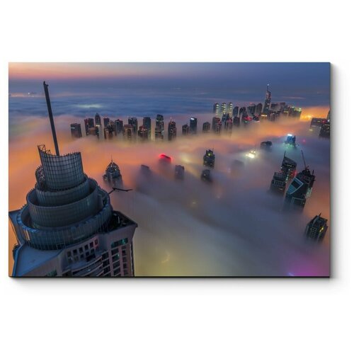 Модульная картина Выше дубайского тумана 130x87