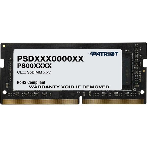 Оперативная память Patriot Memory SL 16 ГБ DDR4 3200 МГц SODIMM CL22 PSD416G32002S