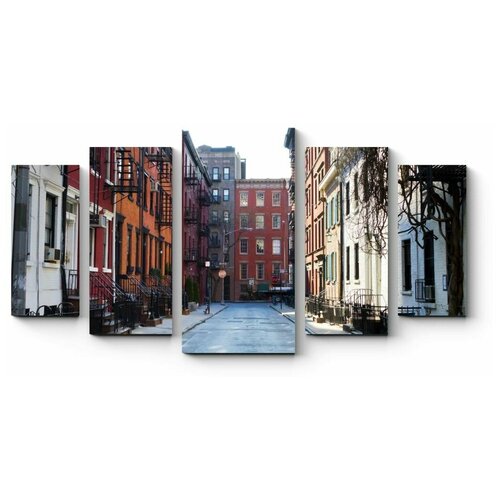 Модульная картина Улочки Нью-Йорка160x88