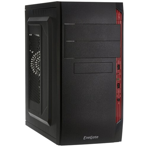 Компьютерный корпус ExeGate QA-410 600 Вт, черный
