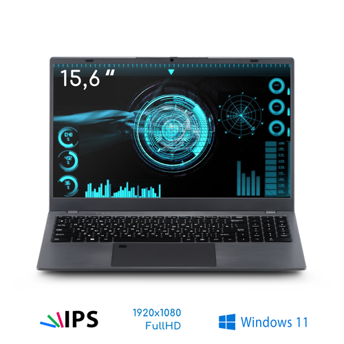 Ноутбук Azerty AZ-1526 (15.6" IPS 1920x1080, Intel N95 4x1.7GHz, 12Gb LPDDR5, 512Gb SSD)