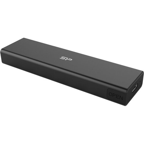 Внешний корпус Silicon Power PD60 Enclosure для M.2 PCIe NVMe/SATA SSD, USB Type-C 3.2, черный