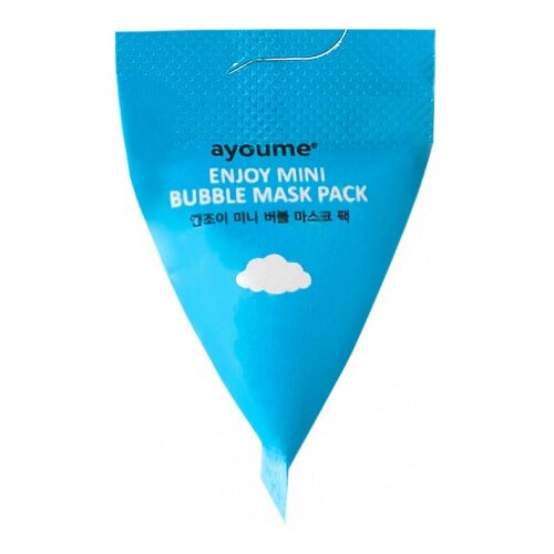 Ayoume Enjoy Mini Bubble Mask Pack Пузырьковая очищающая маска, 3 г, 3 мл