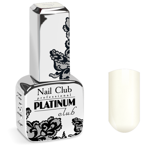 Nail Club professional Эмалевый гель-лак для ногтей с липким слоем PLATINUM CLUB 159 Pearl Gem, 13 мл.
