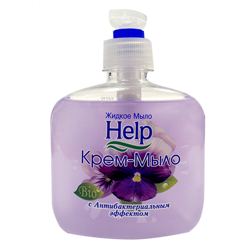 Help Крем-мыло Антибактериальное, 300 мл, 340 г