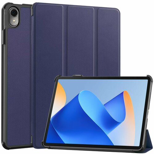 Чехол для планшета Huawei MatePad 11 (2023) 10.95 дюйма (DBR-W09/W00), с магнитом, прочный пластик (темно-синий)