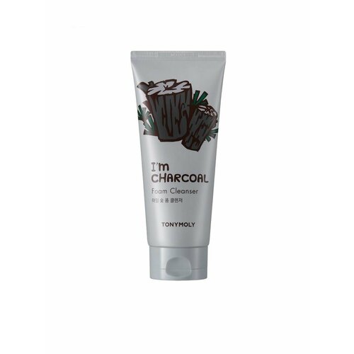 Пенка для умывания TONYMOLY I'M CHARCOAL FOAM CLEANSER с древесным углём 180мл