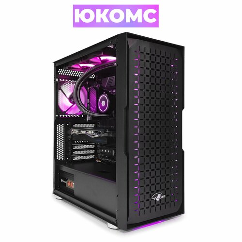 Игровой PC юкомс i7 10700F, RTX 3050 8GB, SSD 480GB, 16GB DDR4, БП 500W, win 10 pro, Big black case