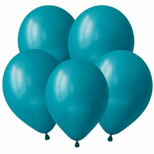 Набор воздушных шаров Аквамарин, Пастель / Turquoise, 12 дюймов (30 см), 100 штук