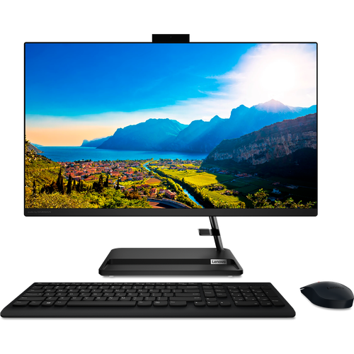 Моноблок Lenovo IdeaCentre AIO 3 Gen 6 27" FHD /AMD Ryzen 5 5500U/16GB/512GB SSD/Radeon Graphics/DOS/черный (F0FY00E9RU)