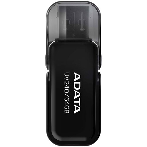 Флешка ADATA UV240 64 ГБ, 1 шт., черный