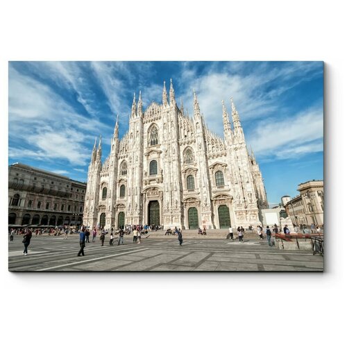 Модульная картина Солнечный день в Милане 70x47