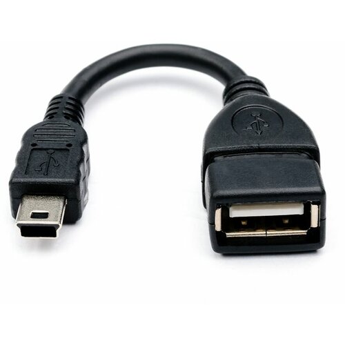 Кабель 0.1 m USB(Af) - miniUSB OTG, AT2822