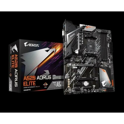 Материнская плата AMD A520 SAM4 ATX A520 AORUS ELITE 1.2 GIGABYTE