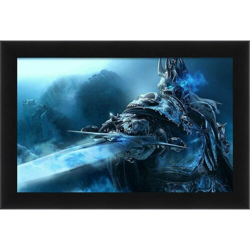 Плакат, постер на холсте World Of Warcraft. Размер 21х30 см