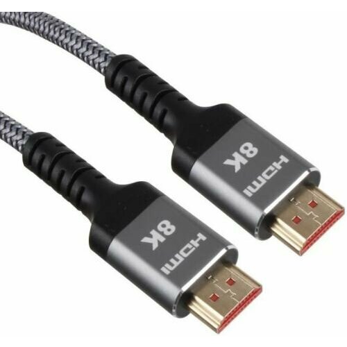 Vcom Кабель интерфейсный HDMI-HDMI ACG859A-2.0 19M M, ver. 2.1 8KX60Hz Econom оплетка 2m iOpen