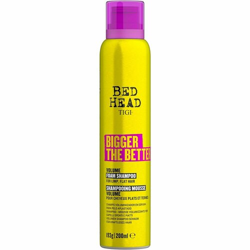 TIGI BED HEAD Шампунь-мусс для объёма волос Bigger The Better Shampoo (200 мл)