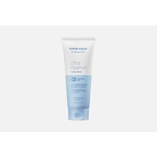 Пенка для умывания и снятия макияжа Super Aqua Ultra Hyalron Foaming Cleanser Missha 200 мл.