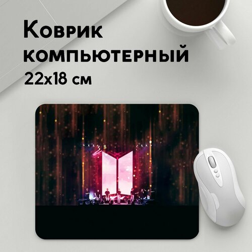 Коврик для мышки прямоугольный 220x180x3мм / K pop / BTS