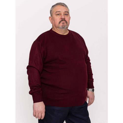Джемпер Turhan, размер 5XL, бордовый