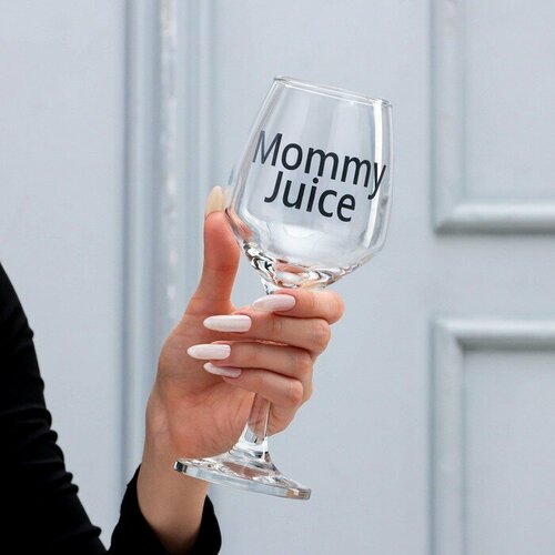 Дарим Красиво Бокал для вина "Mommy Juice" 350 мл