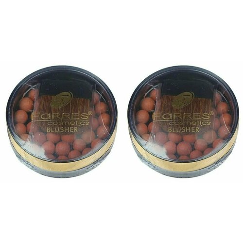 Farres cosmetic Румяна в шариках №01 розово-персиковый 2 шт