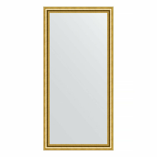 Зеркало настенное EVOFORM в багетной раме состаренное золото, 76х156 см, для гостиной, прихожей, кабинета, спальни и ванной комнаты, BY 1121