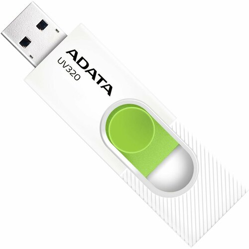 USB накопитель ADATA 256GB USB 3.2 Gen1 AUV320-256G-RWHGN White/Green