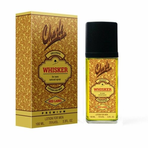 Абар Лосьон одеколон после бритья "Charle style Whisker red label", 100 мл