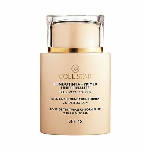 COLLISTAR Тональный крем+праймер 2 в 1 Even Foundation+Primer 24h Perfect Skin 03 Sand 35ml