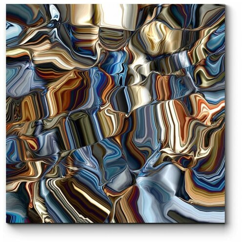 Модульная картина Цвета металла 70x70