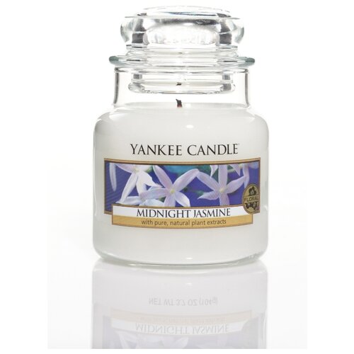 Yankee Candle / Свеча маленькая в стеклянной банке Ночной жасмин Midnight Jasmine 104гр / 25-45 часов
