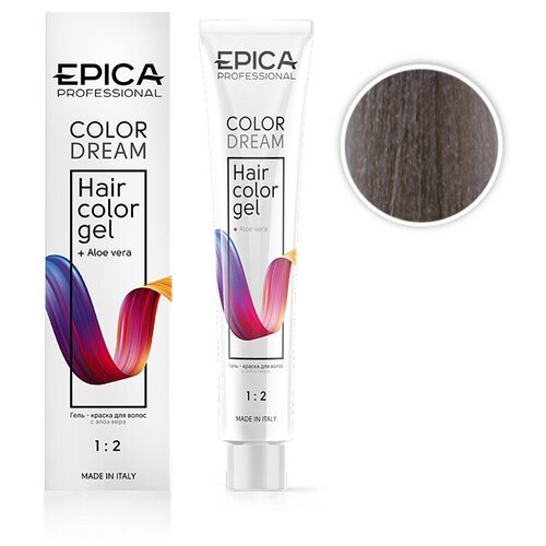 EPICA Professional Color Dream гель-краска для волос, 8.21 светло-русый перламутрово-пепельный, 100 мл