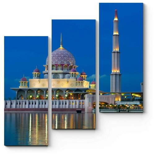 Модульная картина Сияющая мечеть, Куала-Лумпур80x85