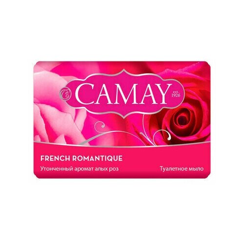 Мыло Camay 85г утонченный аромат алых роз