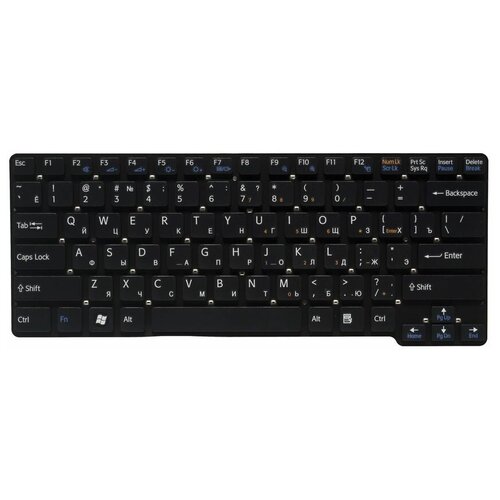 Клавиатура для ноутбуков Sony VGN-CW RU, Black