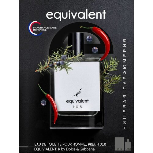 Туалетная вода мужская "EQUIVALENT" H018, мужская туалетная вода, мужской парфюм, парфюм, парфюмерия, туалетная вода, духи мужские, подарок мужу