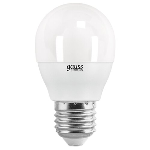 Лампа светодиодная gauss 53220, E27, G45, 10 Вт, 4100 К