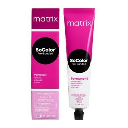 MATRIX SOCOLOR.beauty Стойкая крем-краска для волос 6AA Темный блондин глубокий пепельный, 90мл